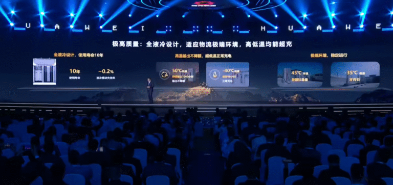 华为发布全液冷兆瓦级超充方案：1.5MW峰值功率、15分钟重卡快充90% - 牛新网